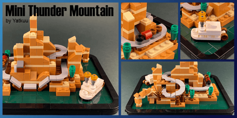 LEGO MOC - Mini Thunder Mountain, by Yatkuu | Planet GBC