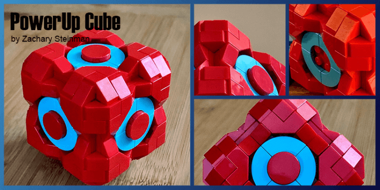 LEGO MOC - PowerUp Cube, by Zachary Steinman | Planet GBC