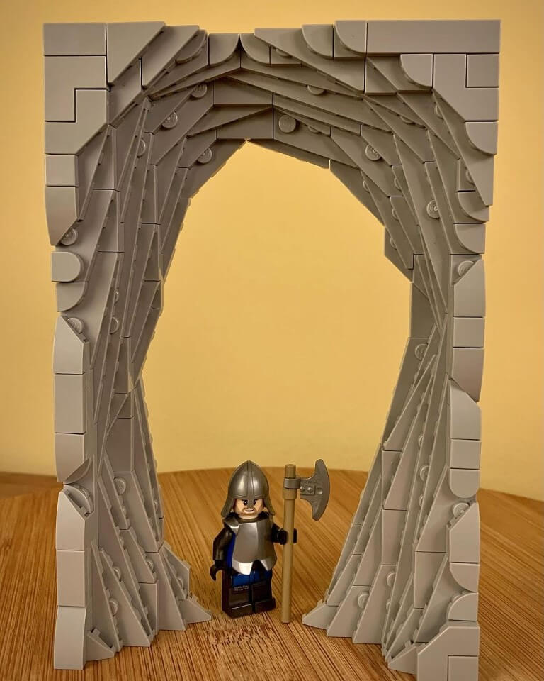 LEGO MOC - The Gate, by Zachary Steinman | Planet GBC
