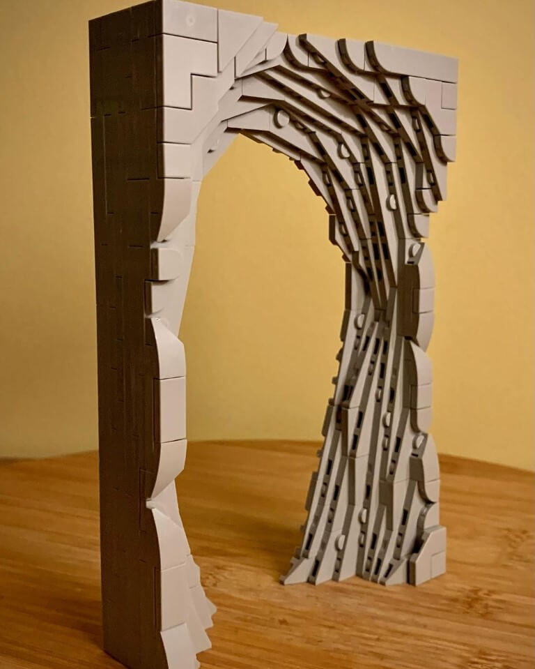 LEGO MOC - The Gate, by Zachary Steinman | Planet GBC